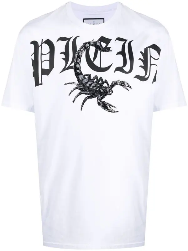 Philipp Plein Scorpion Print T-shirt - White