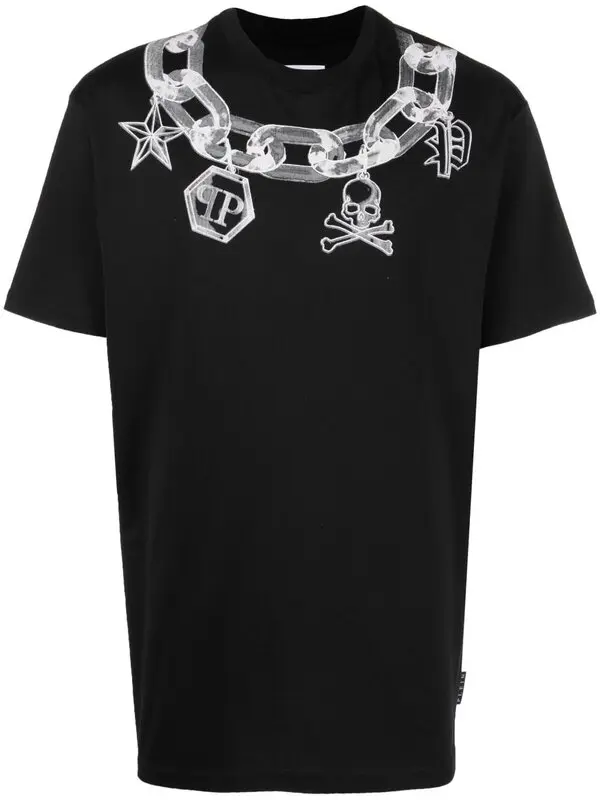 Philipp Plein Necklace Print T-shirt