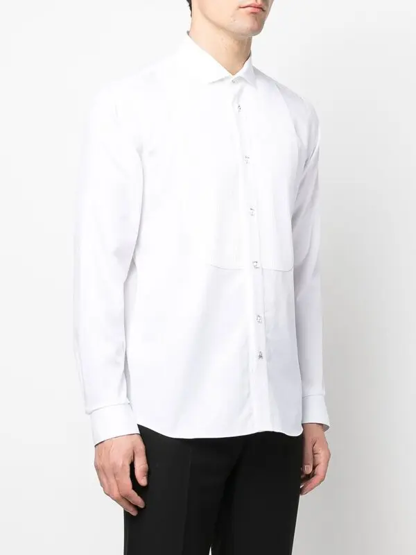Philipp Plein Pleated-panel Detail Shirt