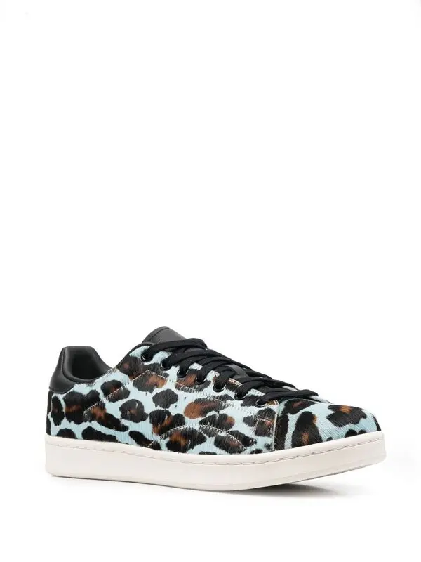 Adidas Stan Smith Leopard Print Sneakers - Blue