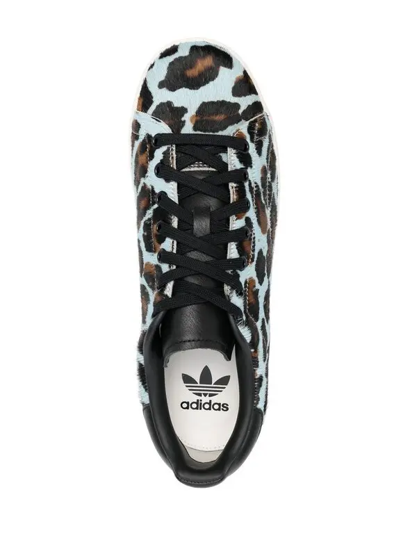 Adidas Stan Smith Leopard Print Sneakers - Blue