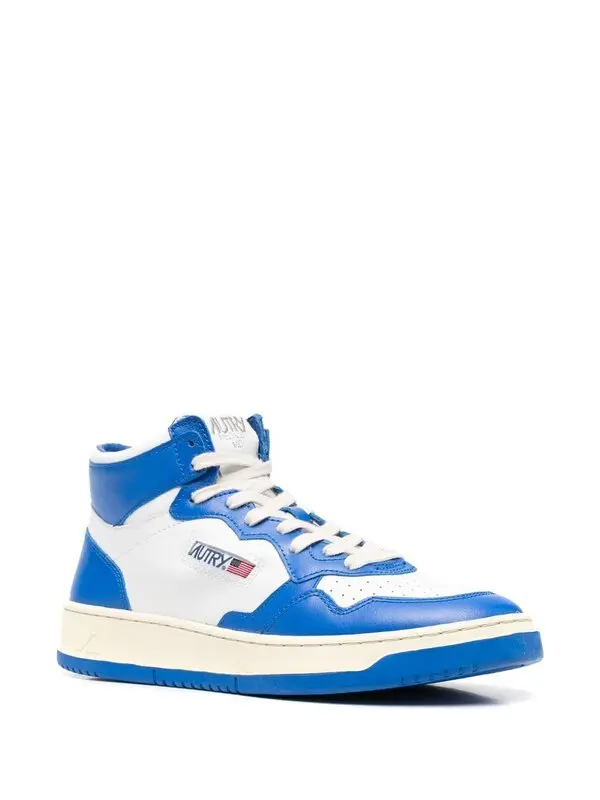 AUTRY Contrast-paneled Hi-top Sneakers