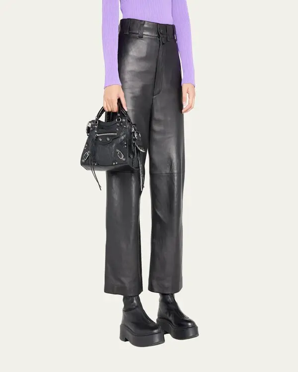 Balenciaga Cagole Xs Top-handle Bag - Black