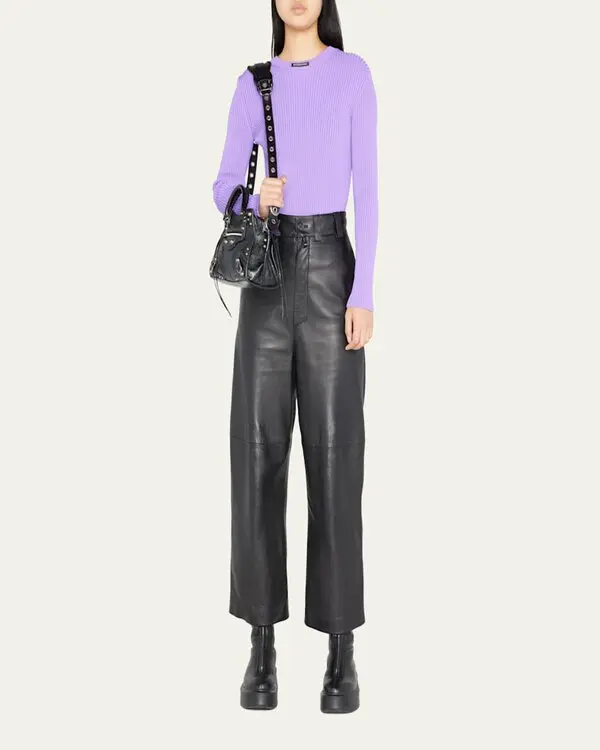 Balenciaga Cagole Xs Top-handle Bag - Black