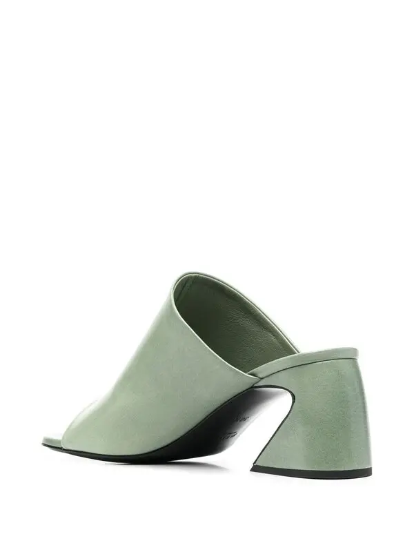 JIL SANDER Sculpted Heel Mules