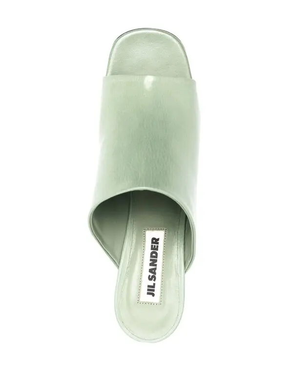 JIL SANDER Sculpted Heel Mules