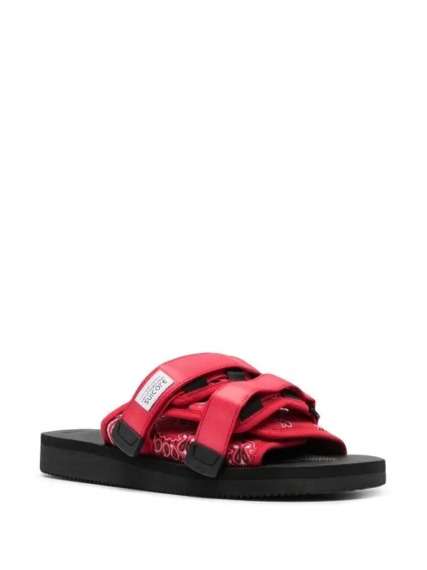 Suicoke Double-strap Flat Sandals - Red