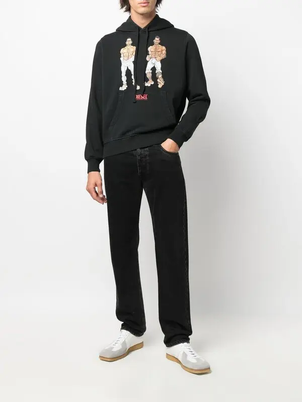 DIESEL® X Toff Graphic-print Hoodie