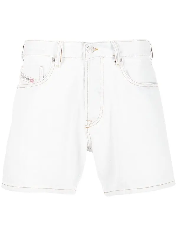 DIESEL Faded Denim Shorts