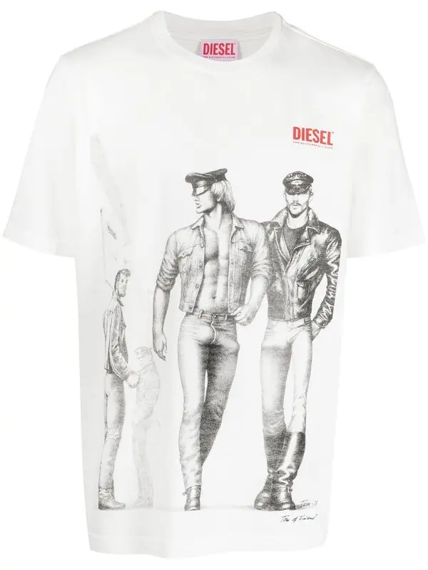 DIESEL® X Tom Of Finland Foundation Pride T-shirt - White