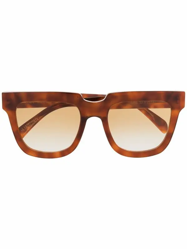 RETROSUPERFUTURE Tortoiseshell Oversized Sunglasses - Brown