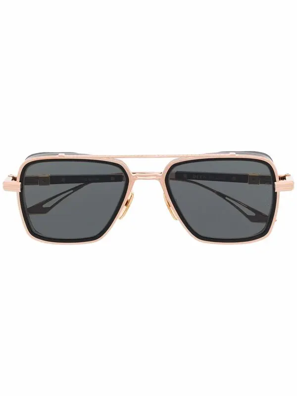 Dita Square-frame Sunglasses - Gold