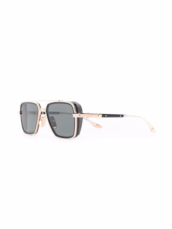 Dita Square-frame Sunglasses - Gold