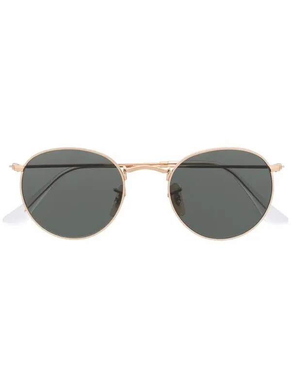Ray-ban Round Frame Sunglasses - Gold