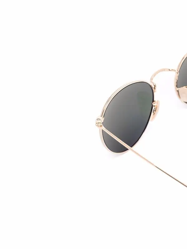 Ray-ban Round Frame Sunglasses - Gold