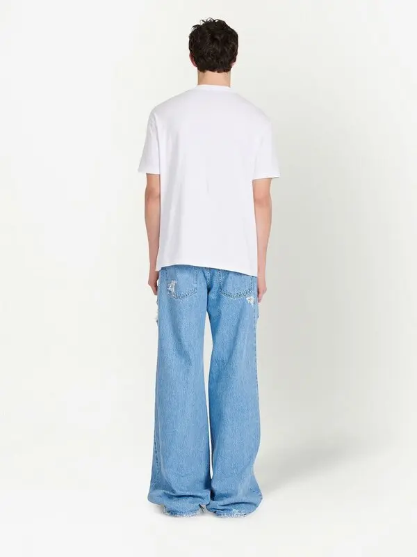 Balmain Embroidered Logo T-shirt