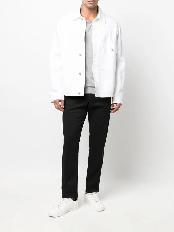 DONDUP Slim-cut Cotton Trousers