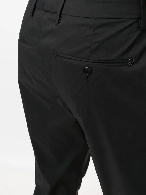 DONDUP Slim-cut Cotton Trousers
