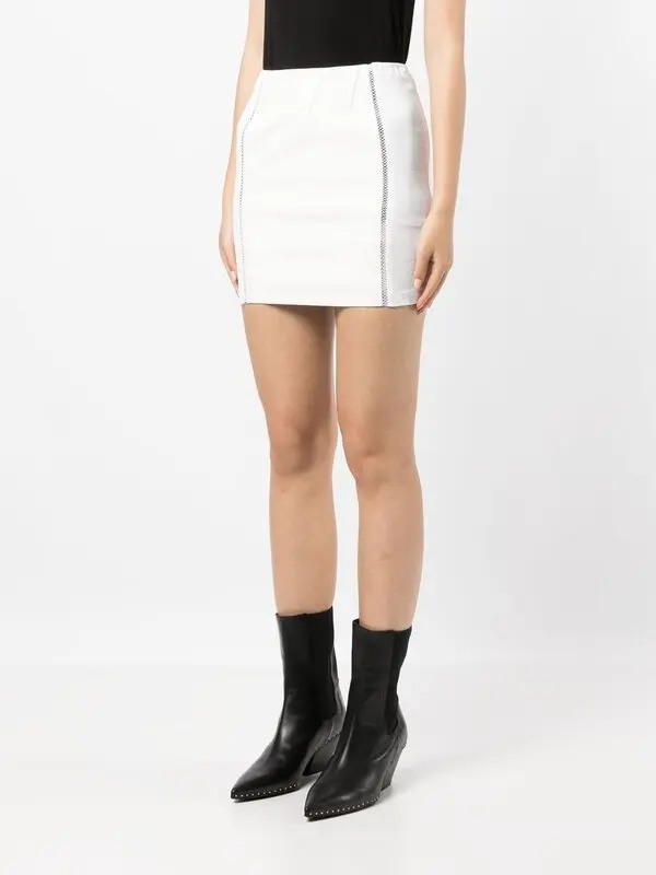 TOM FORD Panelled Mini Skirt - White