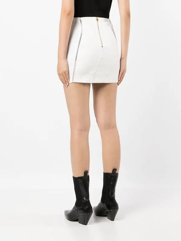 TOM FORD Panelled Mini Skirt - White
