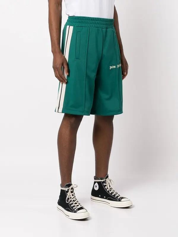 Palm Angels Logo-embroidered Track Shorts