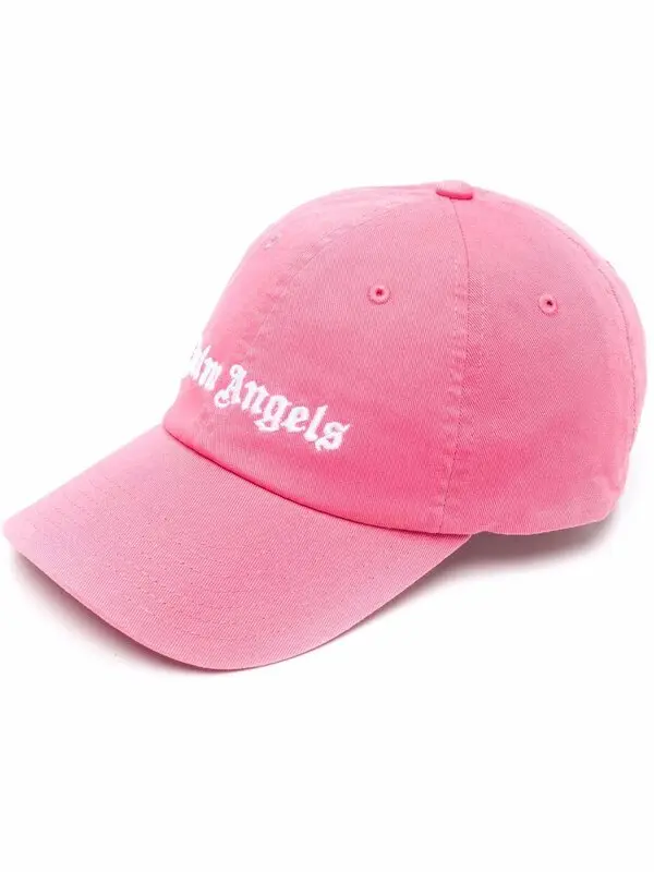 Palm Angels Logo-embroidered Cap - Pink