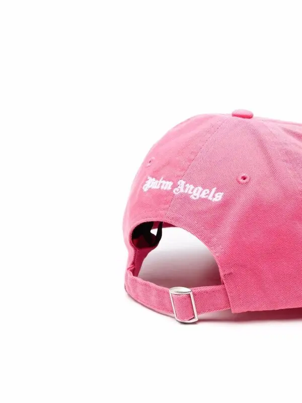 Palm Angels Logo-embroidered Cap - Pink