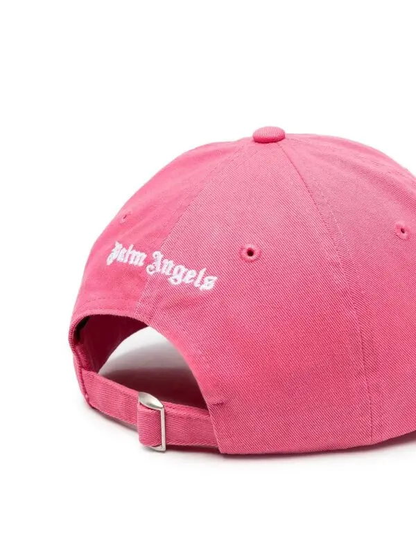 Palm Angels Logo-embroidered Cap - Pink