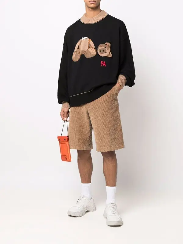 Palm Angels Bear Intarsia Jumper