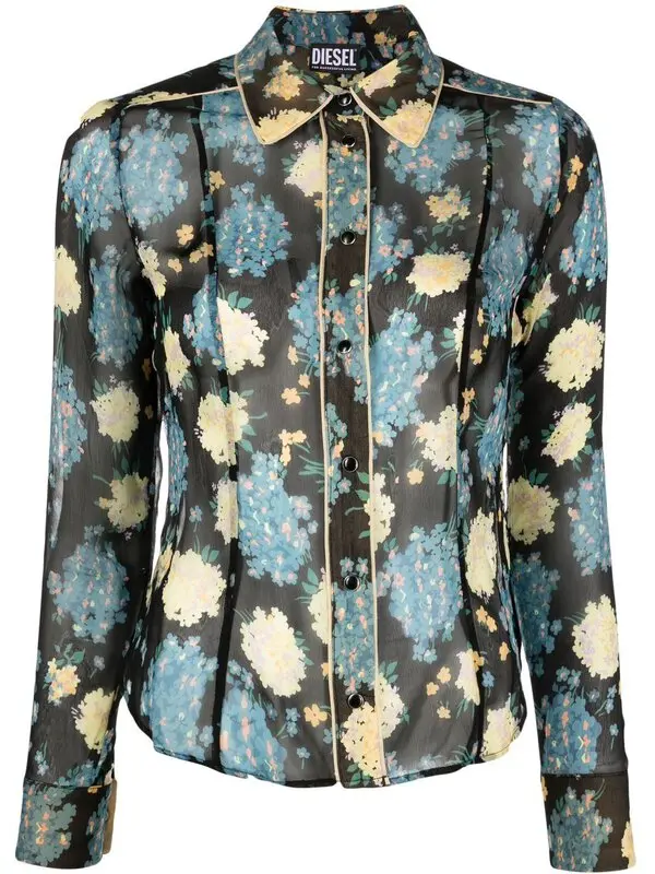 DIESEL Floral-print Shirt
