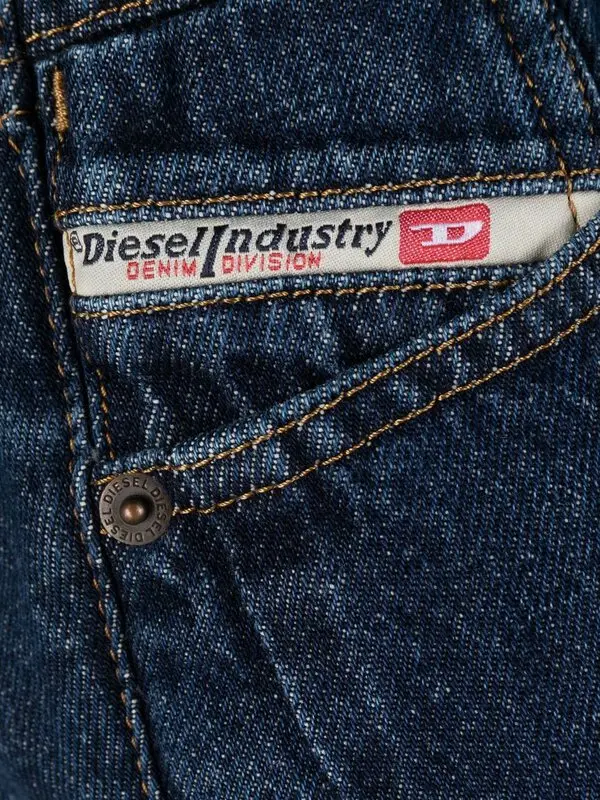 DIESEL® Fayza Cropped Boyfriend Jeans