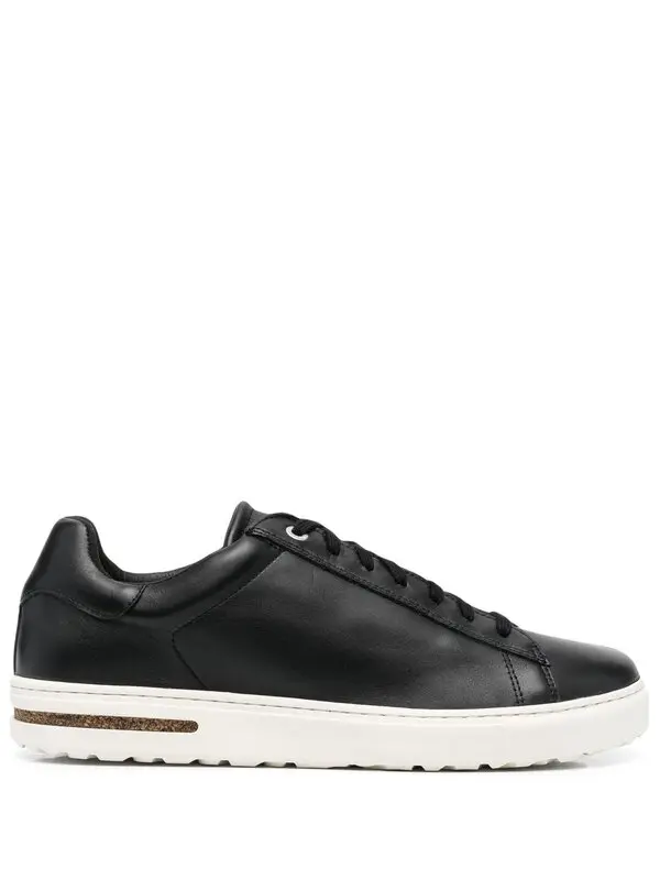 BIRKENSTOCK Leather Lace-up Sneakers - Black