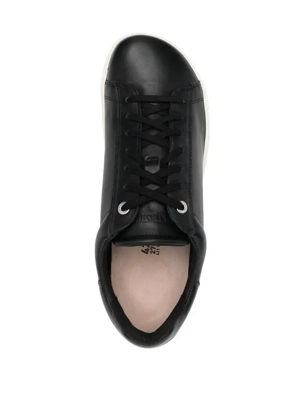 BIRKENSTOCK Leather Lace-up Sneakers - Black