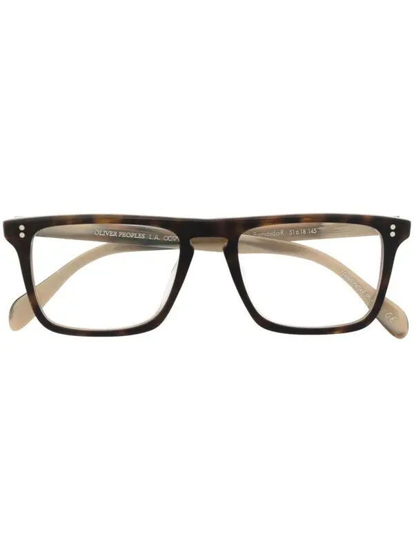 Oliver Spencer Bernardo Square-frame Eyeglasses