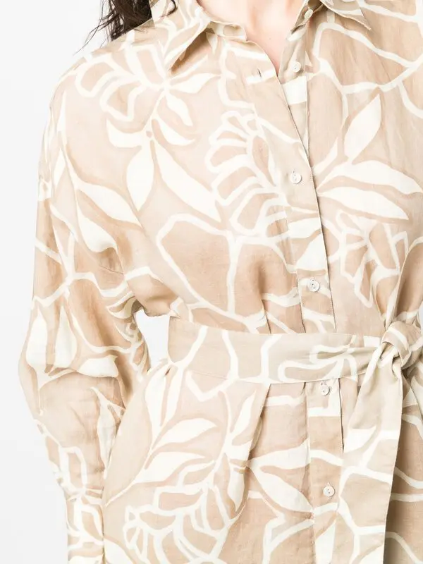 XACUS Graphic-print Asymmetric Dress