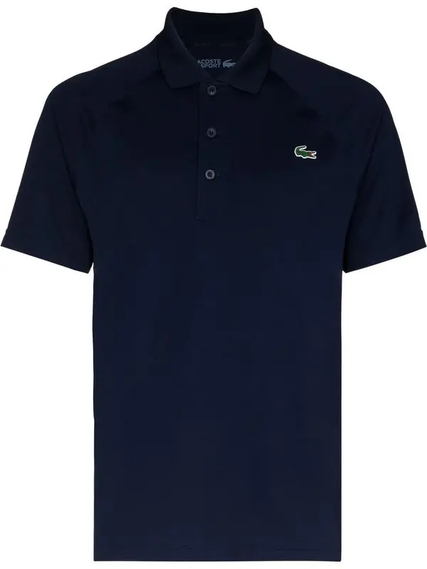 Lacoste Logo-patch Short-sleeved Polo Shirt - Blue