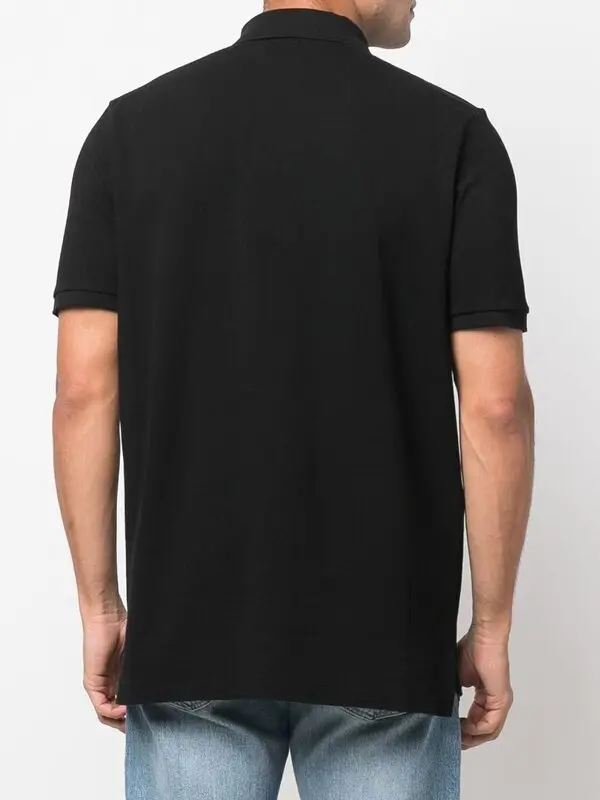 Polo Ralph Lauren Embroidered Logo Polo Shirt - Black