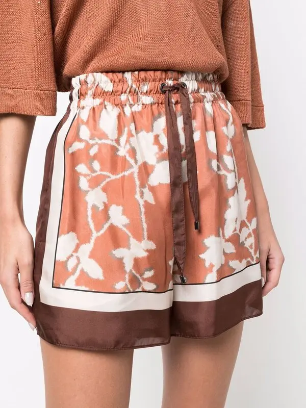 Brunello Cucinelli Floral-print Bermuda Short