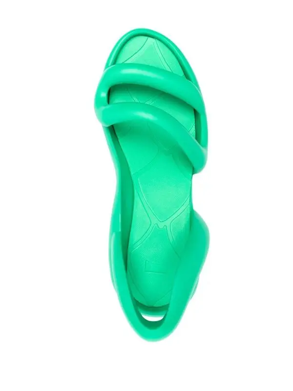 Camper Kobarah Mid-heeled Slides - Green
