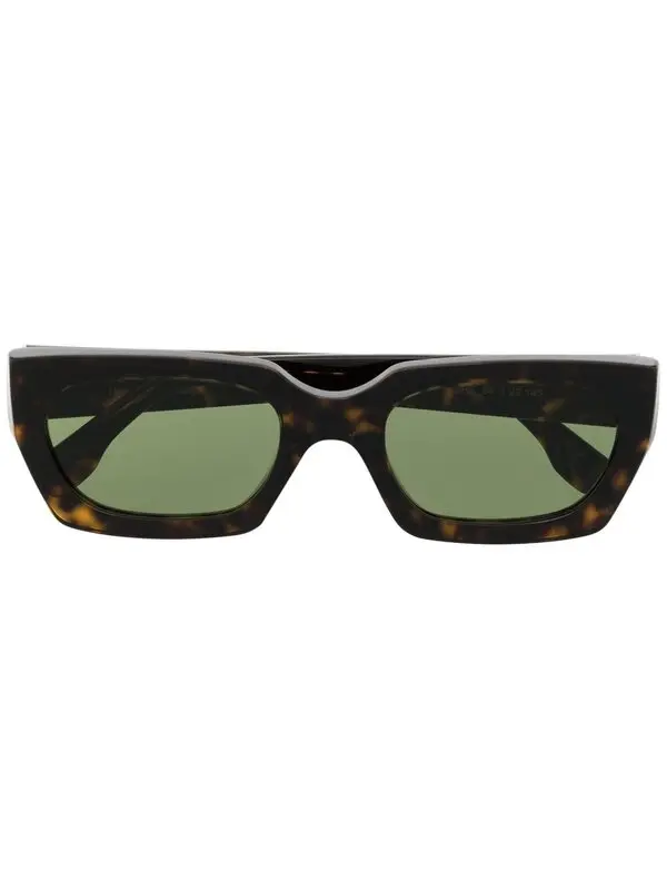 RETROSUPERFUTURE Tortoiseshell Rectangular Sunglasses - Brown