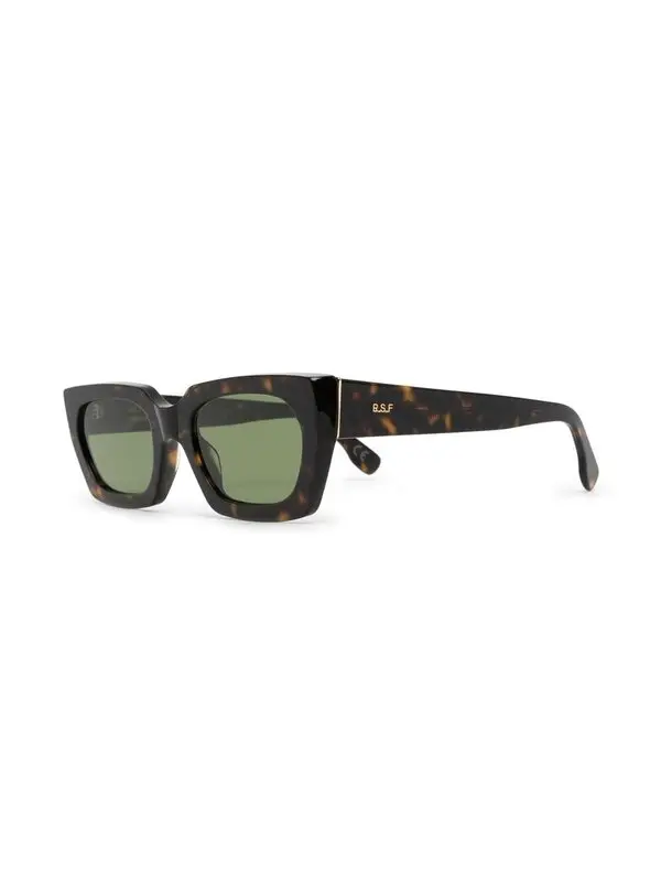 RETROSUPERFUTURE Tortoiseshell Rectangular Sunglasses