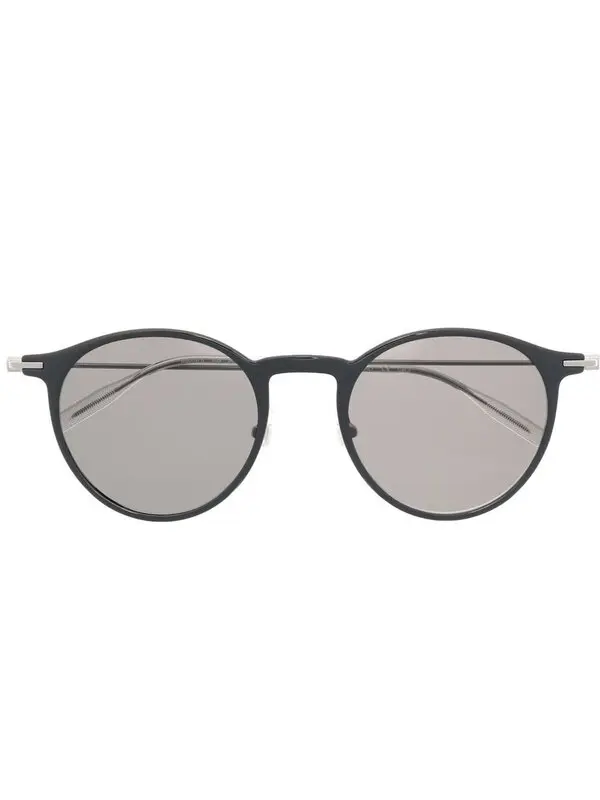 Montblanc Round-frame Sunglasses - Black