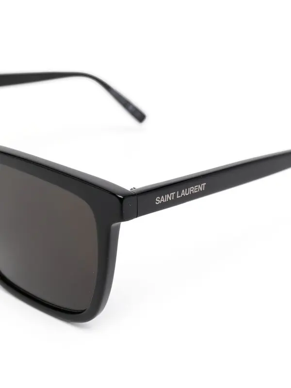 Saint Laurent Sl 500 Square-frame Sunglasses - Black