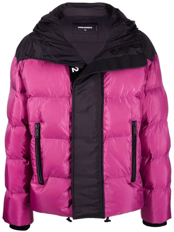 Dsquared2 Logo-print Padded Jacket - Purple