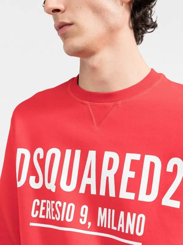 Dsquared2 Logo-print Cotton Sweatshirt
