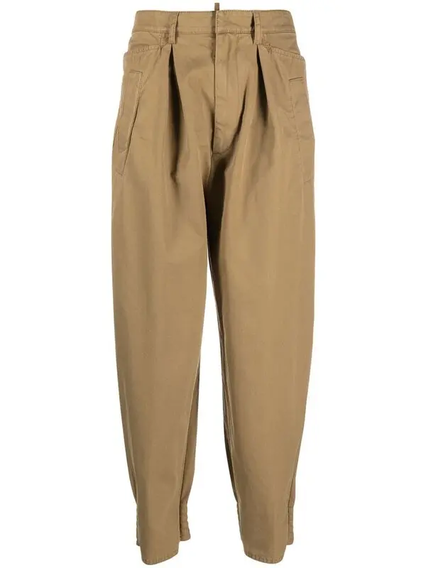 Dsquared2 Cotton Tapered Trousers