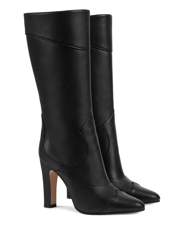Gucci Pointed-toe Knee-high Boots