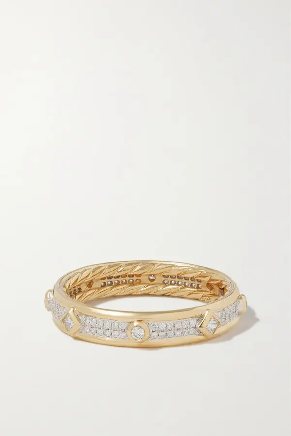 David Yurman Modern Renaissance 18-karat Diamond Ring - Gold