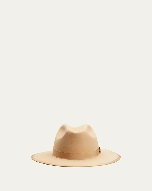 KEITH JAMES Queen Wool Fedora Hat - Golden Honey