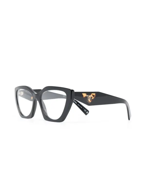 Prada Logo-engraved Cat-eye Glasses